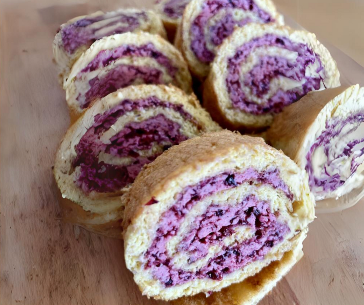 Berry Cake Roll Featuring KetoCitra | Santa Barbara Nutrients